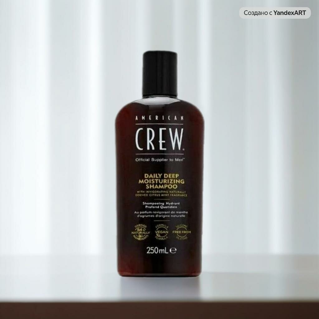 American CREW DAILY DEEP MOISTURIZING 250 мл США. Шампунь ежедневный увлажняющий.