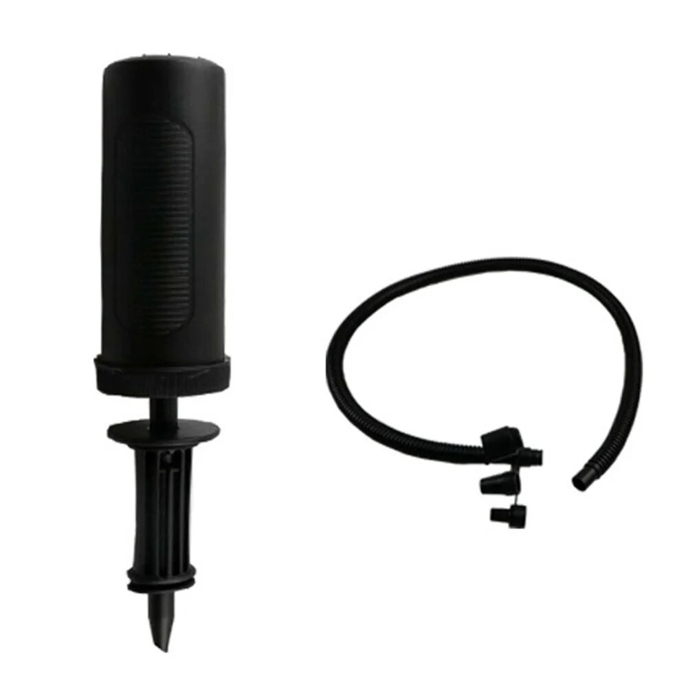 Портативный ручной насос с 3 воздушными насадками. Подходит для надувных матрасов.