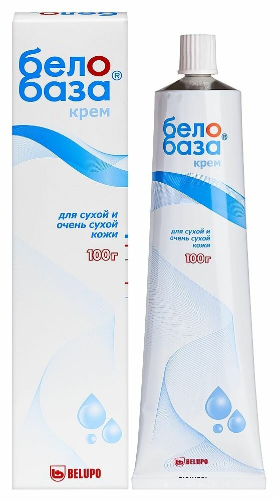 Увлажняющий крем Белобаза для восстановления и поддержания водно-липидного баланса кожи, 100 г
