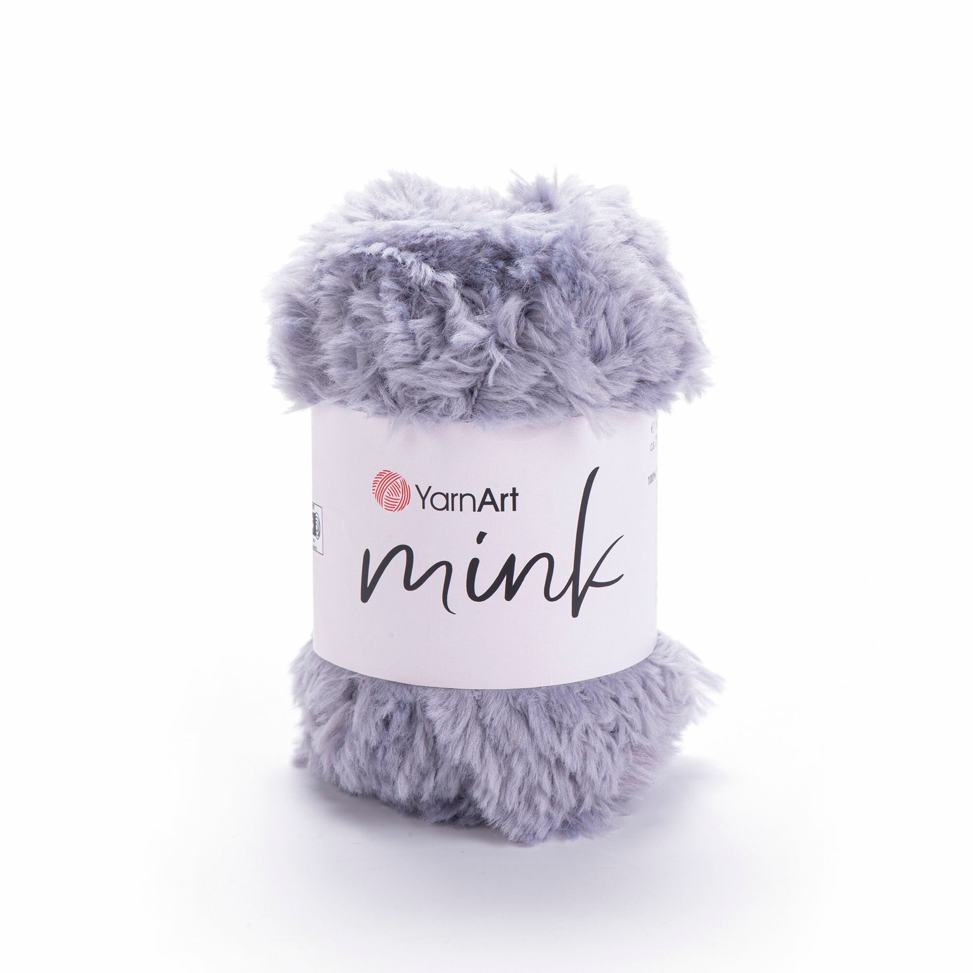 Пряжа YarnArt Mink 334 светло-серый (50г/75м, упаковка 10 мотков)