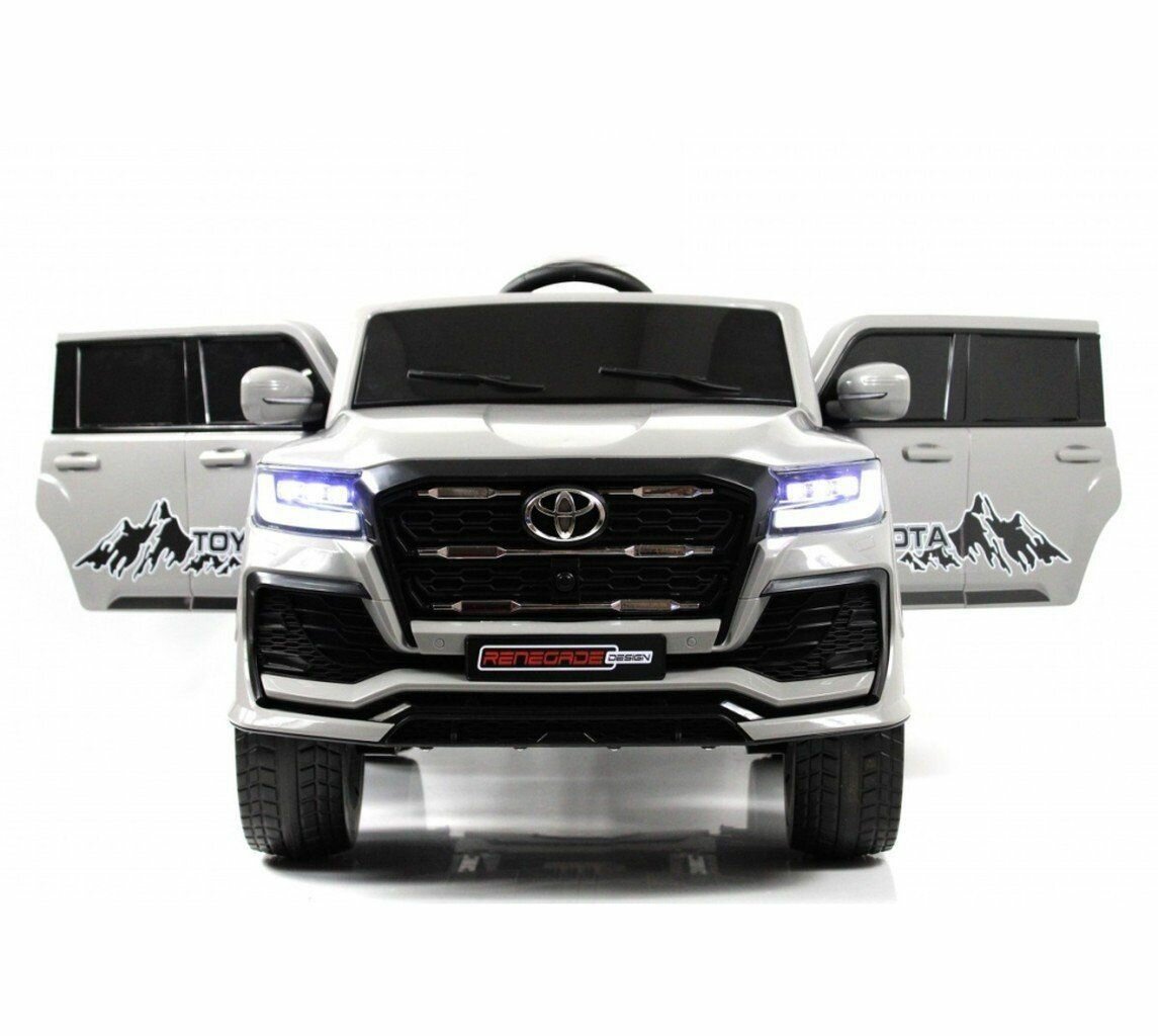 Электромобиль детский "Toyota Land Cruiser", 12В, 4WD, амортизаторы, ремни безопасности