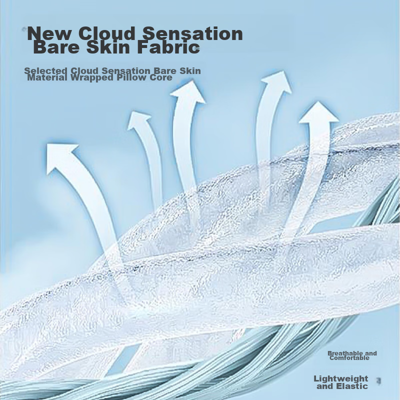 Aeromax Cervical Pillow, Memory Foam Deep Sleep Neck Support Pillow, Rebound Cooling Pillow, Adult Sleeping Cloud-Like Pillow Core