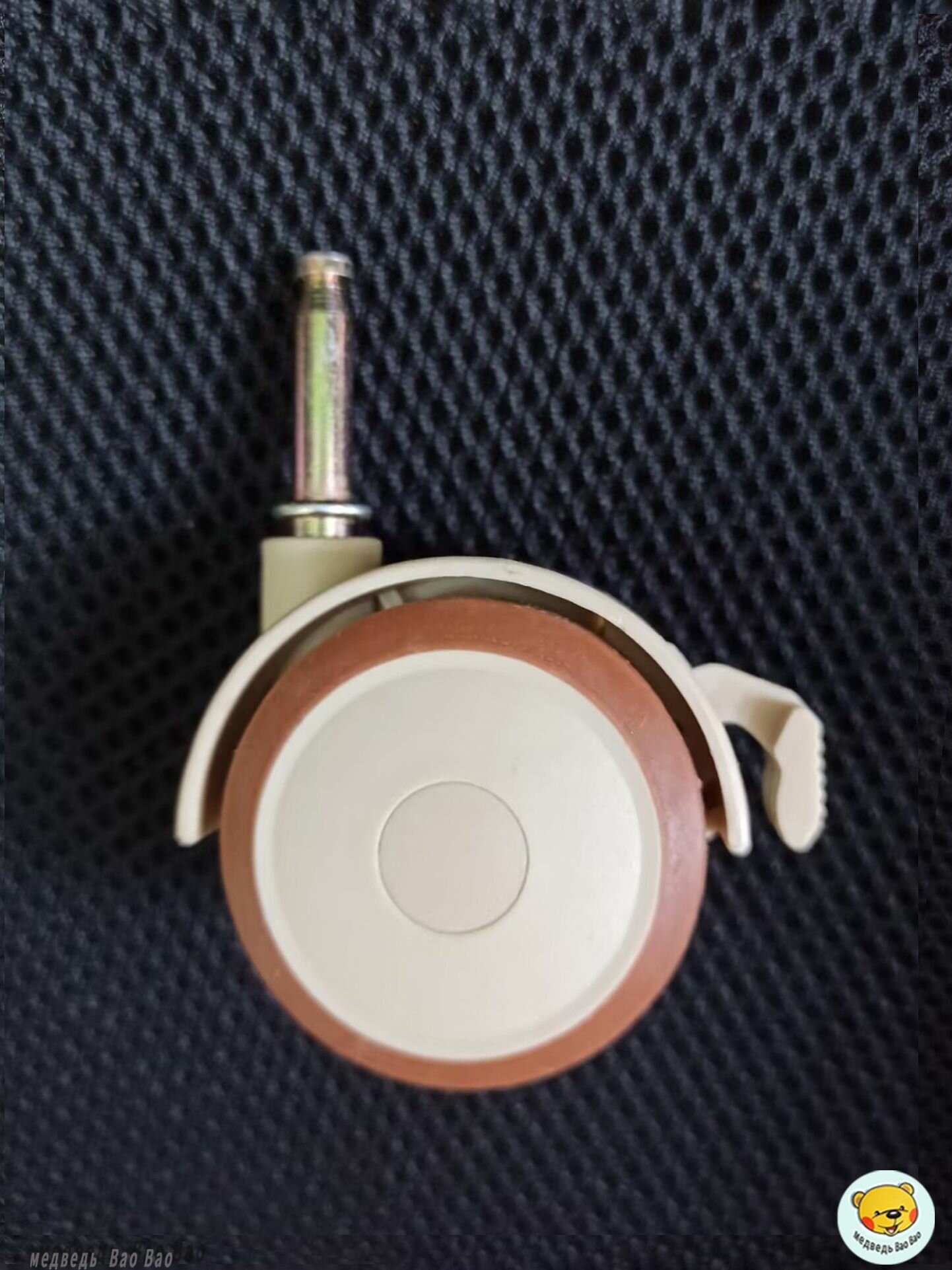 Медведь Bao Bao, Колесики для мебели поворотные 4 шт, Вставное колесо для детской кроватки