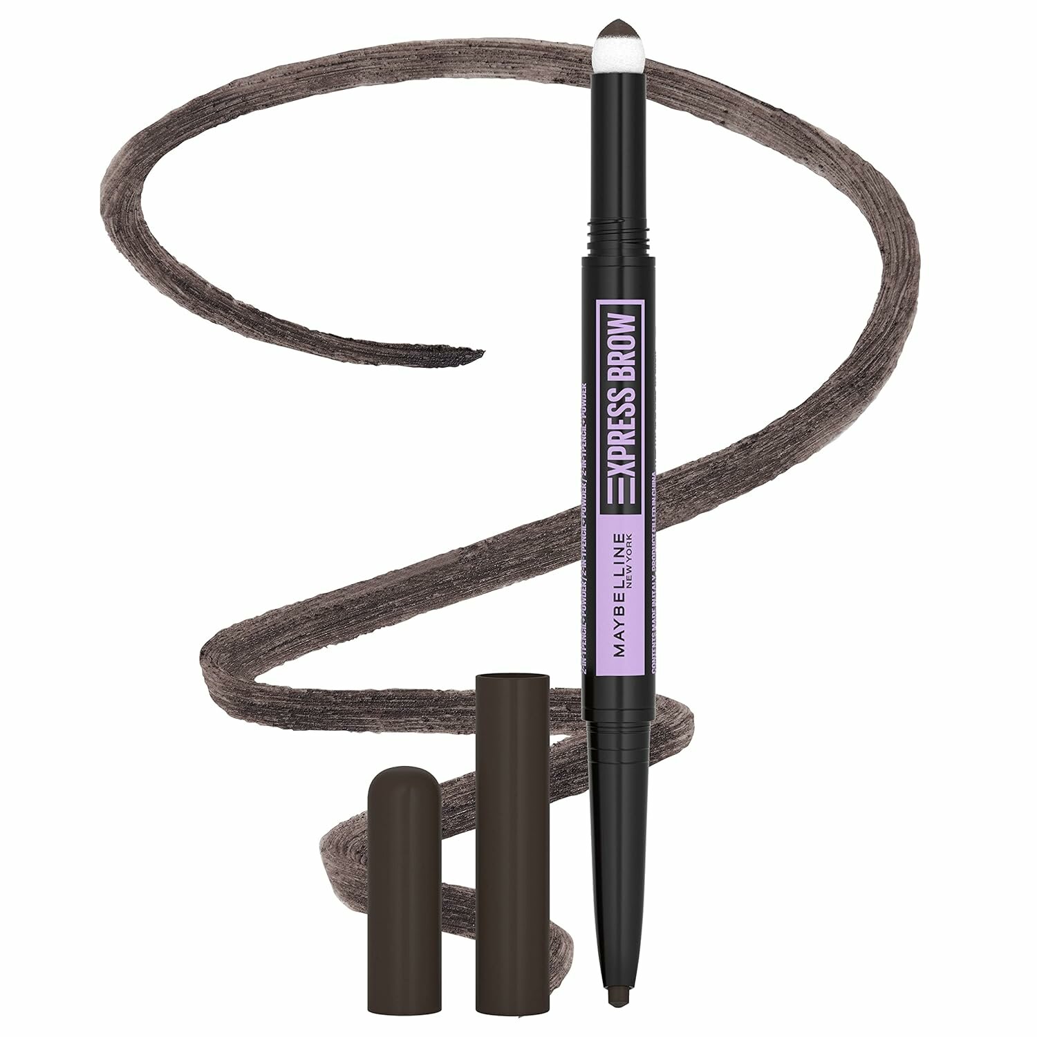 Maybelline New York EXPRESS BROW Карандаш для бровей двухсторонний Satin Duo тон Black Brown