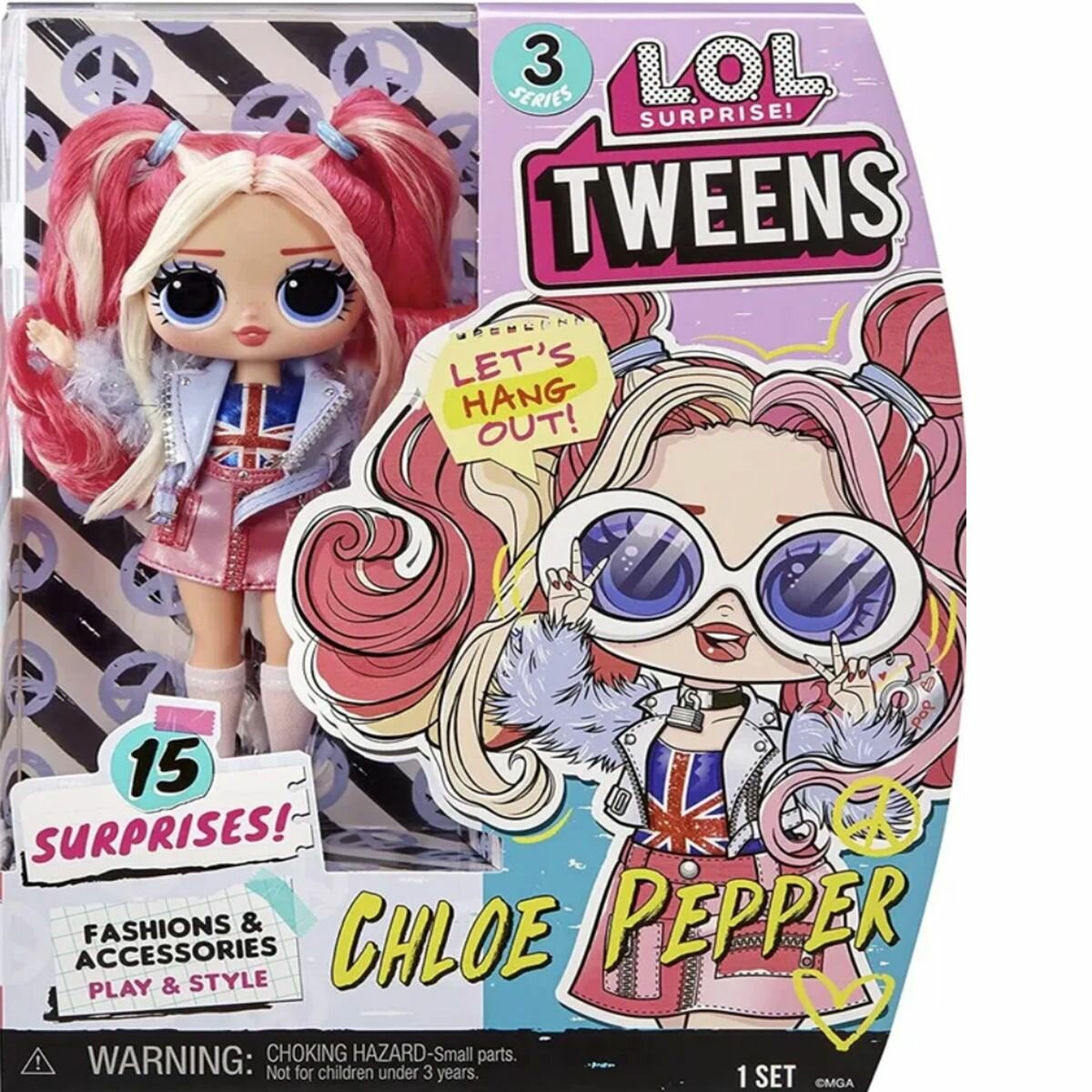 Кукла LOL Surprise Tweens Chloe Pepper ЛОЛ Подросток 3 серия