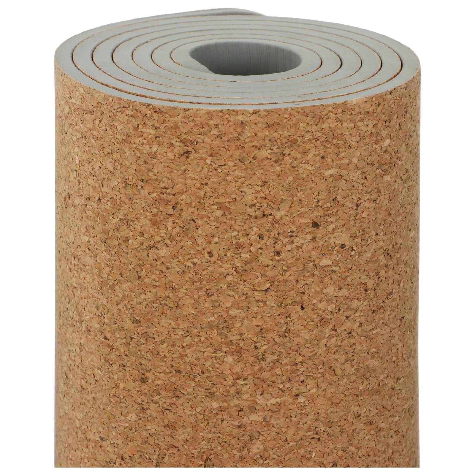 Коврик для йоги Sangh, размер 183х61х0,6 см, цвет серый