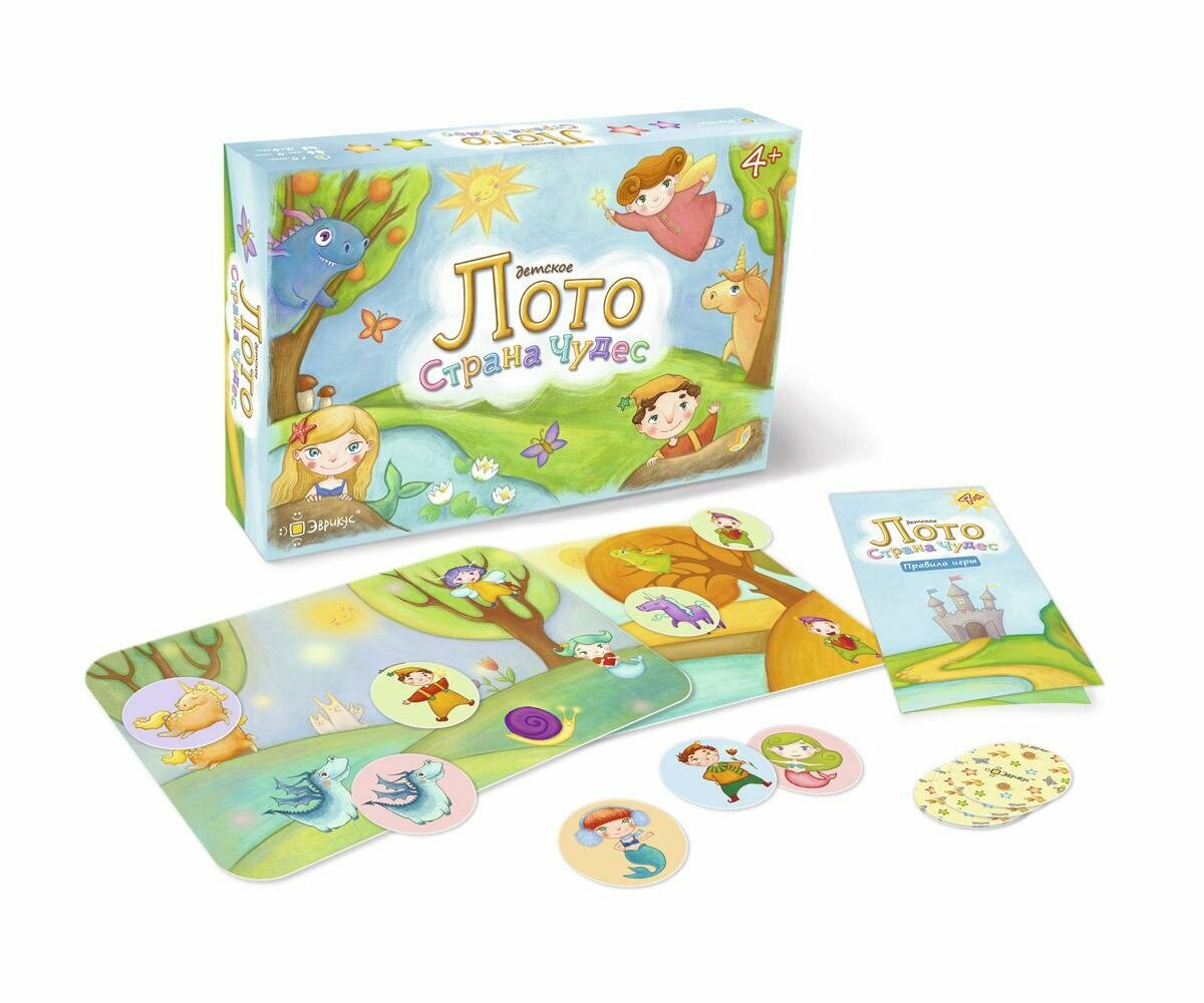 Игра настольная Эврикус "Лото детское. Страна чудес" BG-12056