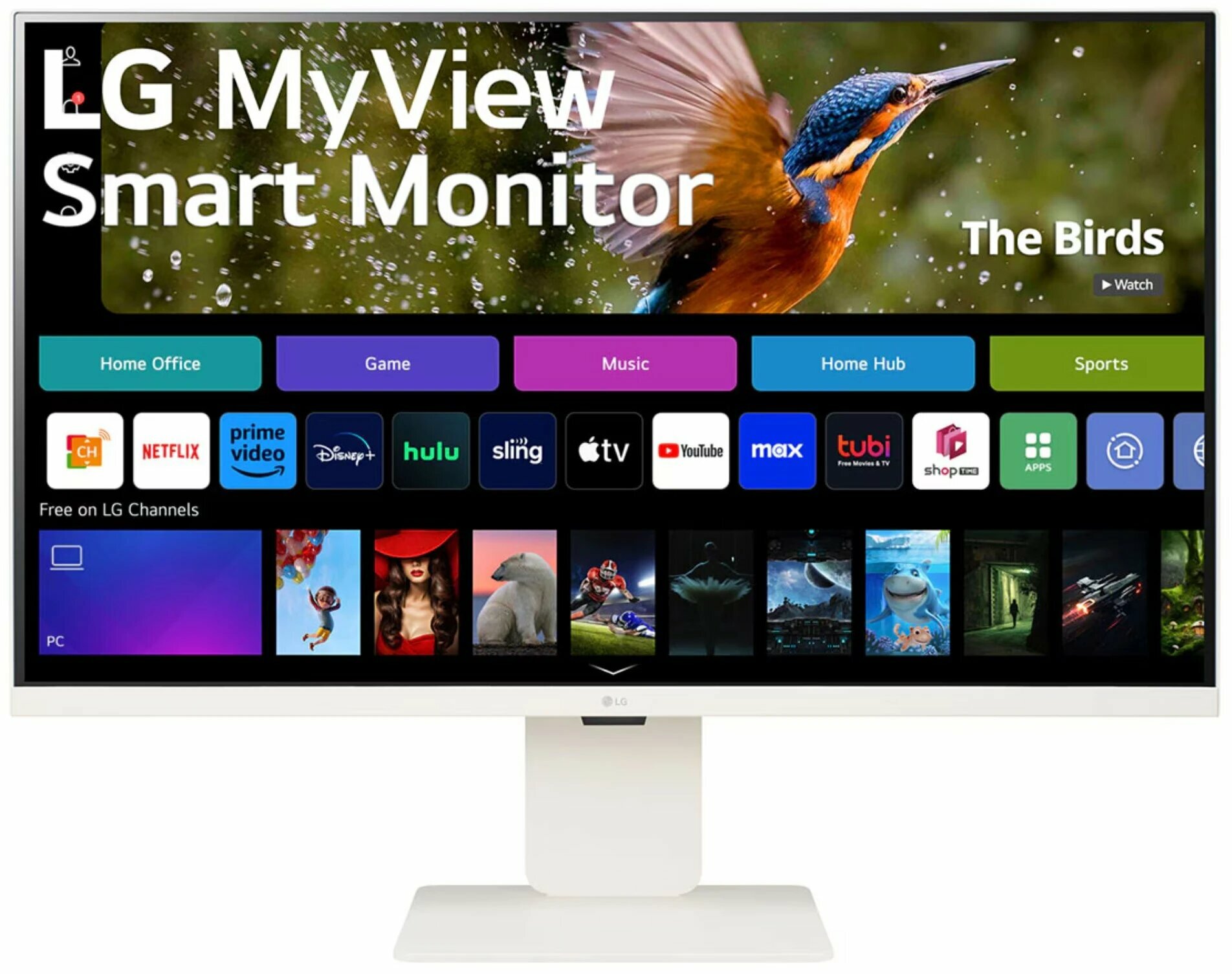 31.5" Монитор LG MyView 32SR83U-W, белый (3840x2160, 60 Гц, IPS, LED)