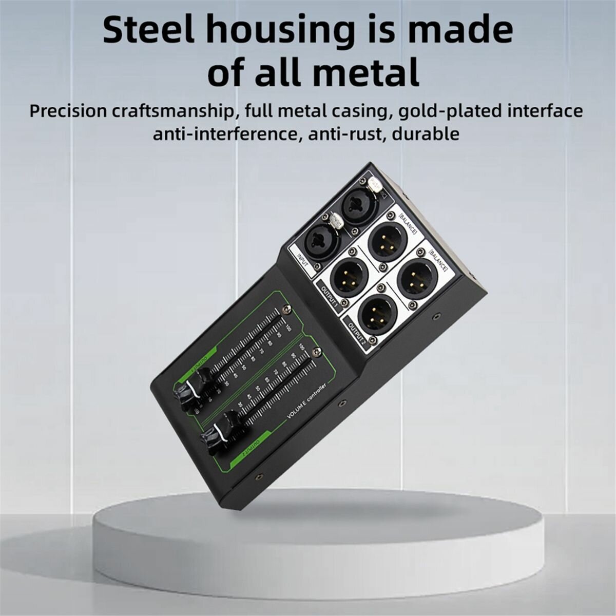 Пассивный регулятор громкости, отсутствие шума на входе и выходе