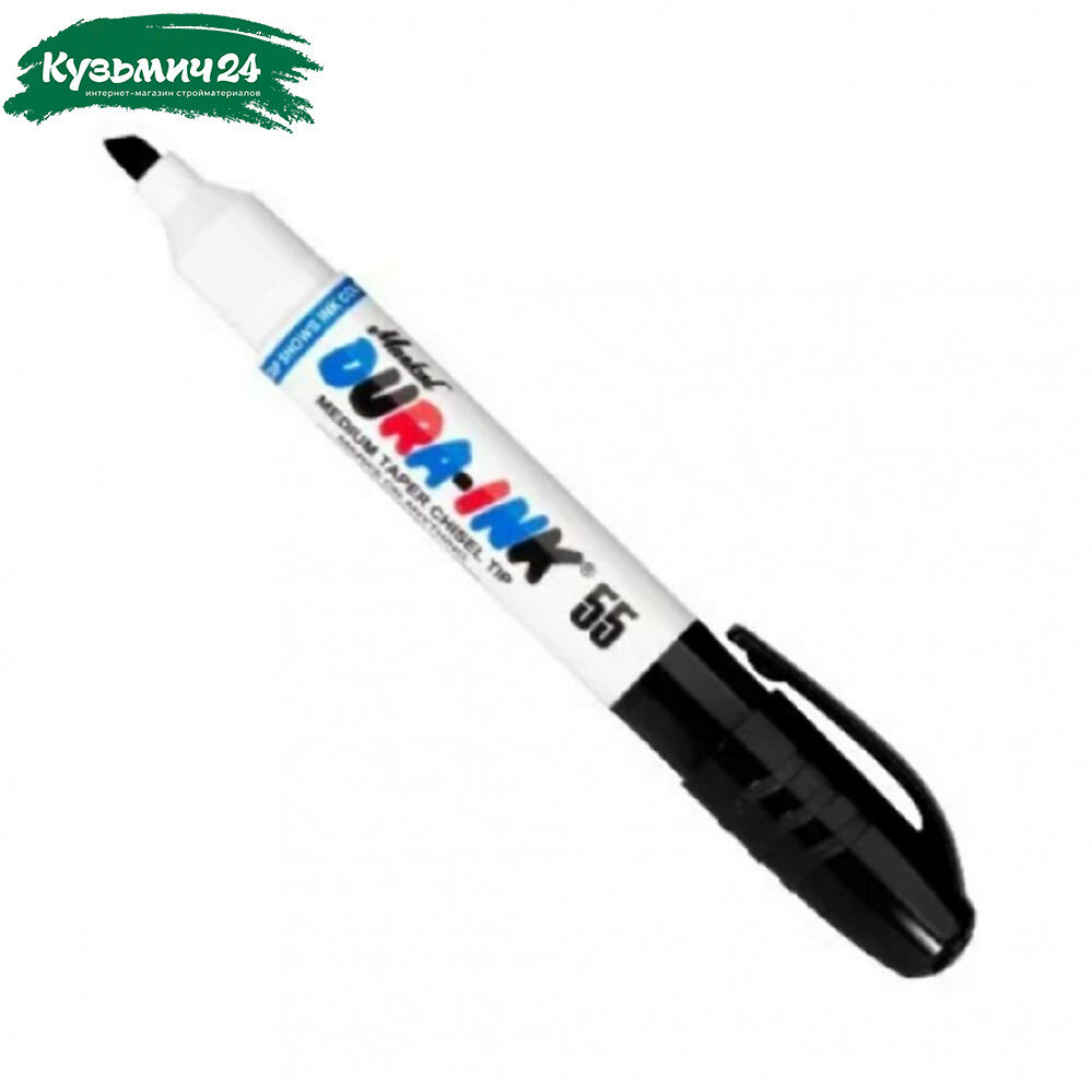 Маркер промышленный Markal Dura-ink 55 96529, Medium taper chisel tip, черный