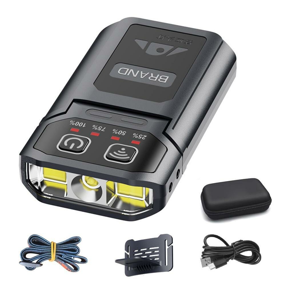 Эксклюзивный налобный светодиодный фонарь премиумкласса для рыбалки и кемпинга надежно фиксируется на голове, обеспечивая яркое освещение с возможностью зарядки через USBпорт