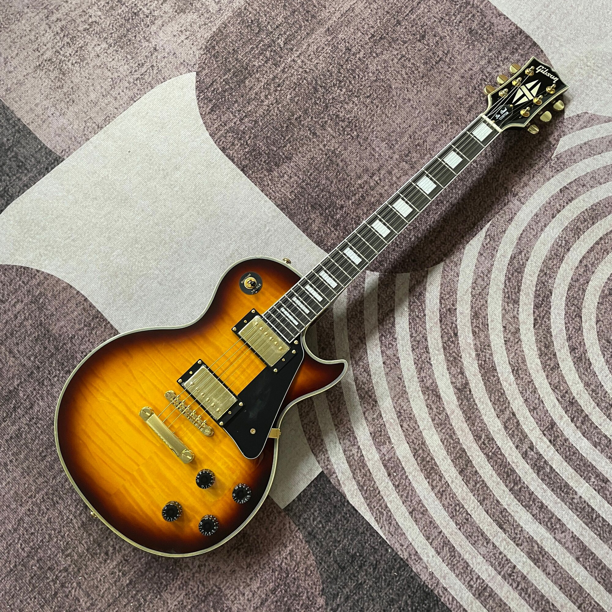 Электрогитара Les Paul (гитара для начинающих), 6 струн, корпус из красного дерева 6-струнная