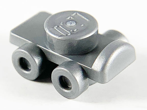 Minifigure Footgear Roller Skate, 11253 Flat Silver N