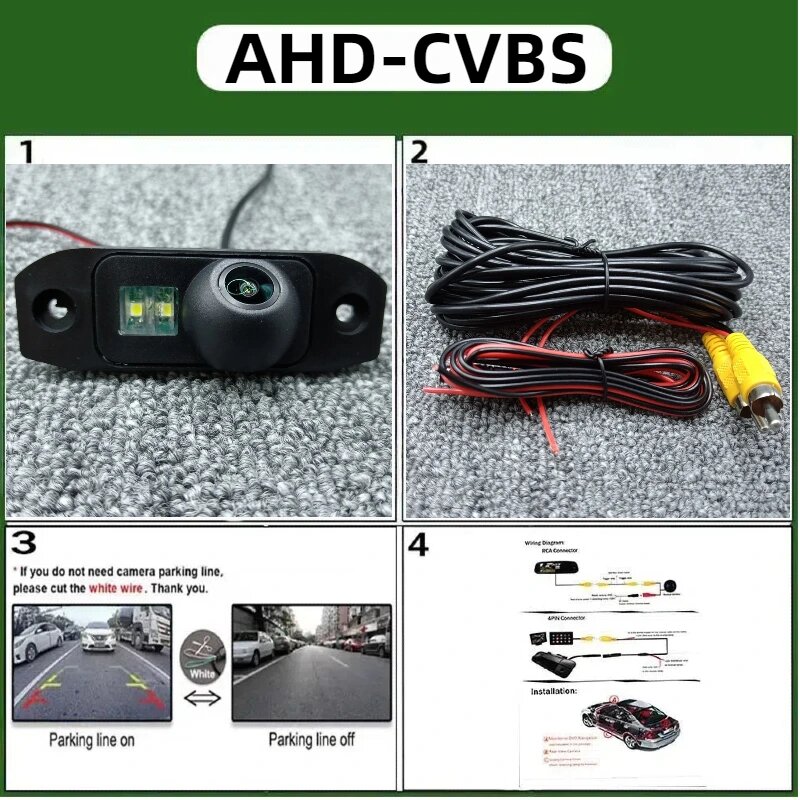 HD резервная задняя камера для Volvo C70 V70 XC 70 XC70 2008 ~ 2017 ночное AHD-CVBS Solid state