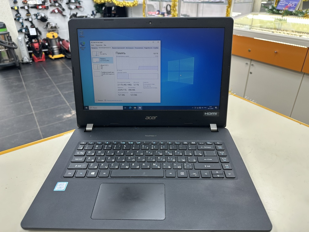Ноутбук Acer; Core i3-8130U 8 Гб, 128 Гб, Нет