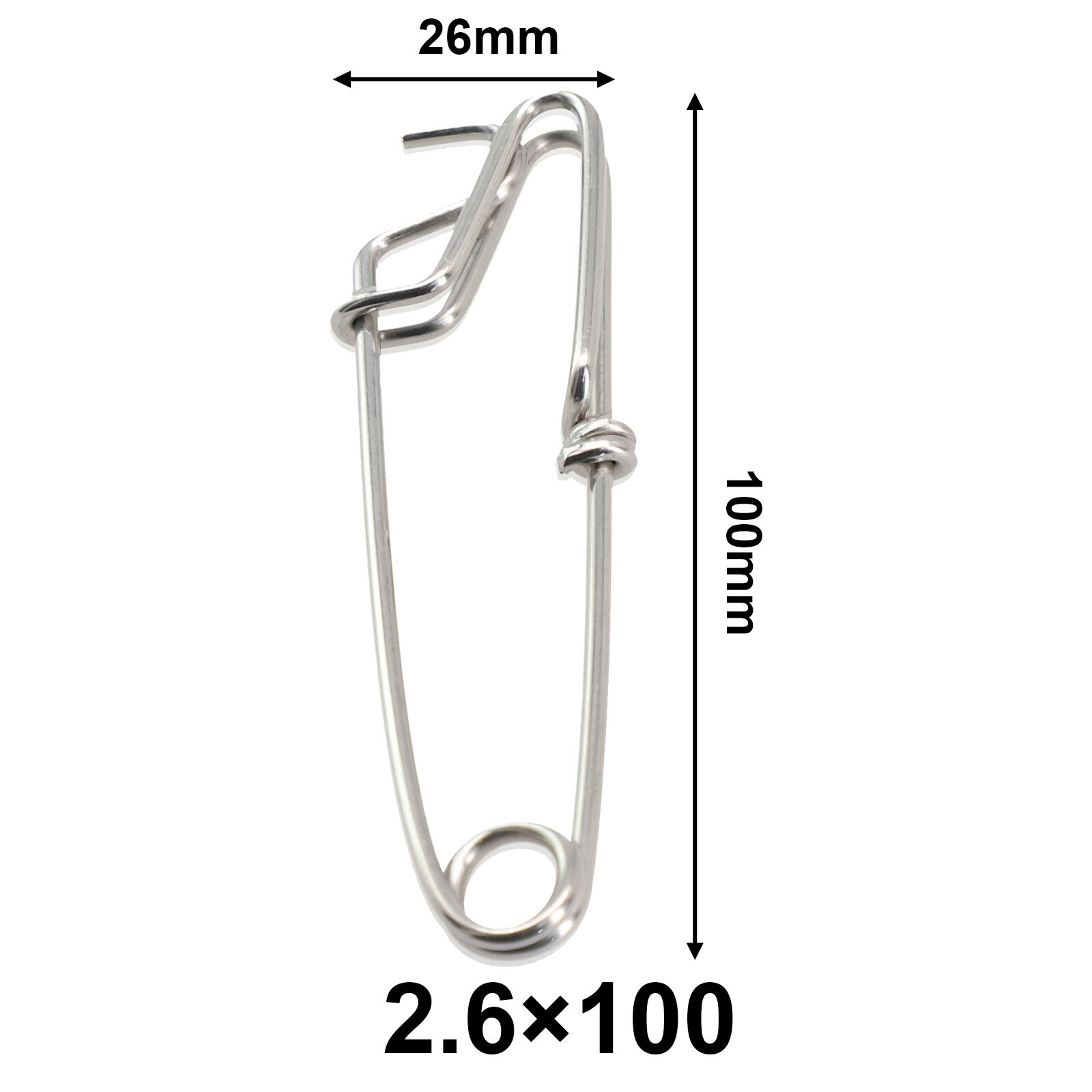 Крепление для ветки, вертлюжок, поплавок, зажим для тунца, Рыболовные булавки из нержавеющей стали