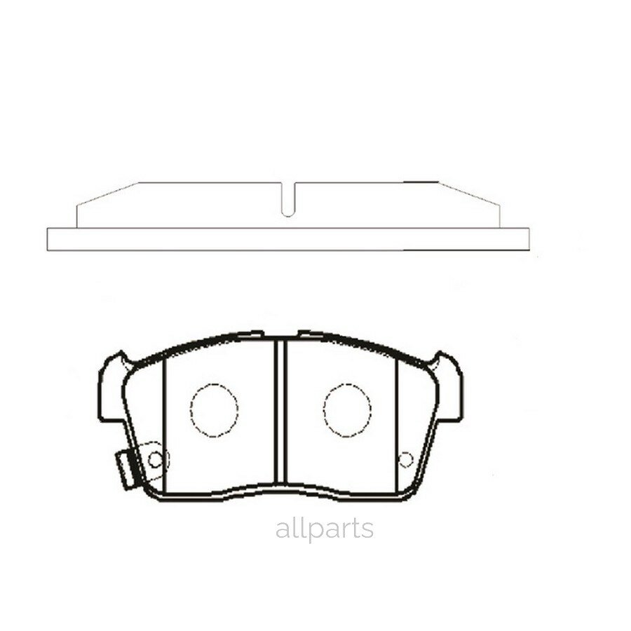CTR GK0966 Колодки передние DAIHATSU Sirion 1.0-1.3 05> / YRV 1.3 02>, SUZUKI CTR GK0966