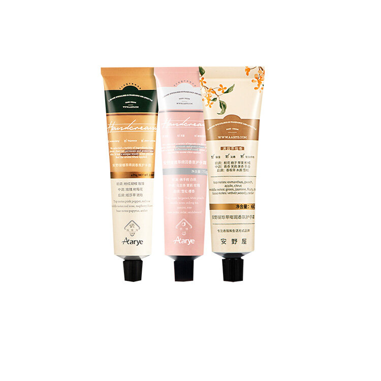 Крем для рук унисекс Aarye с альфа-гидроксикислотами, ароматным эфирным маслом и потпури, 75г*3