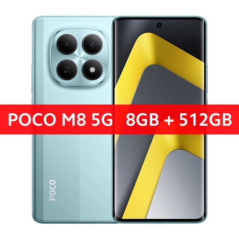 Смартфон Poco M8, 8/512ГБ, global