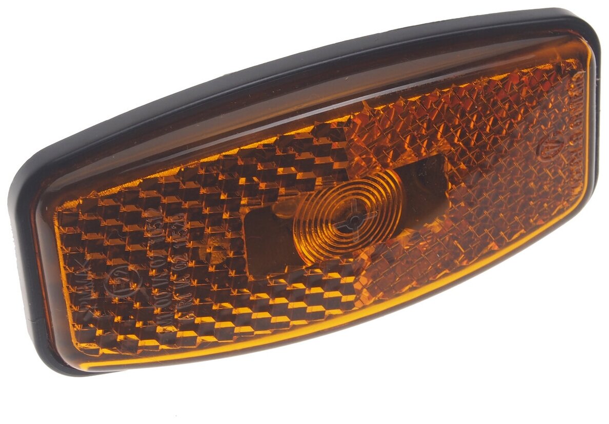 Фонарь габаритный ГАЗ, ПАЗ, КАМАЗ, МАЗ (оранжевый 12/24V, под овал AMP) АЭК 74.3731-02
