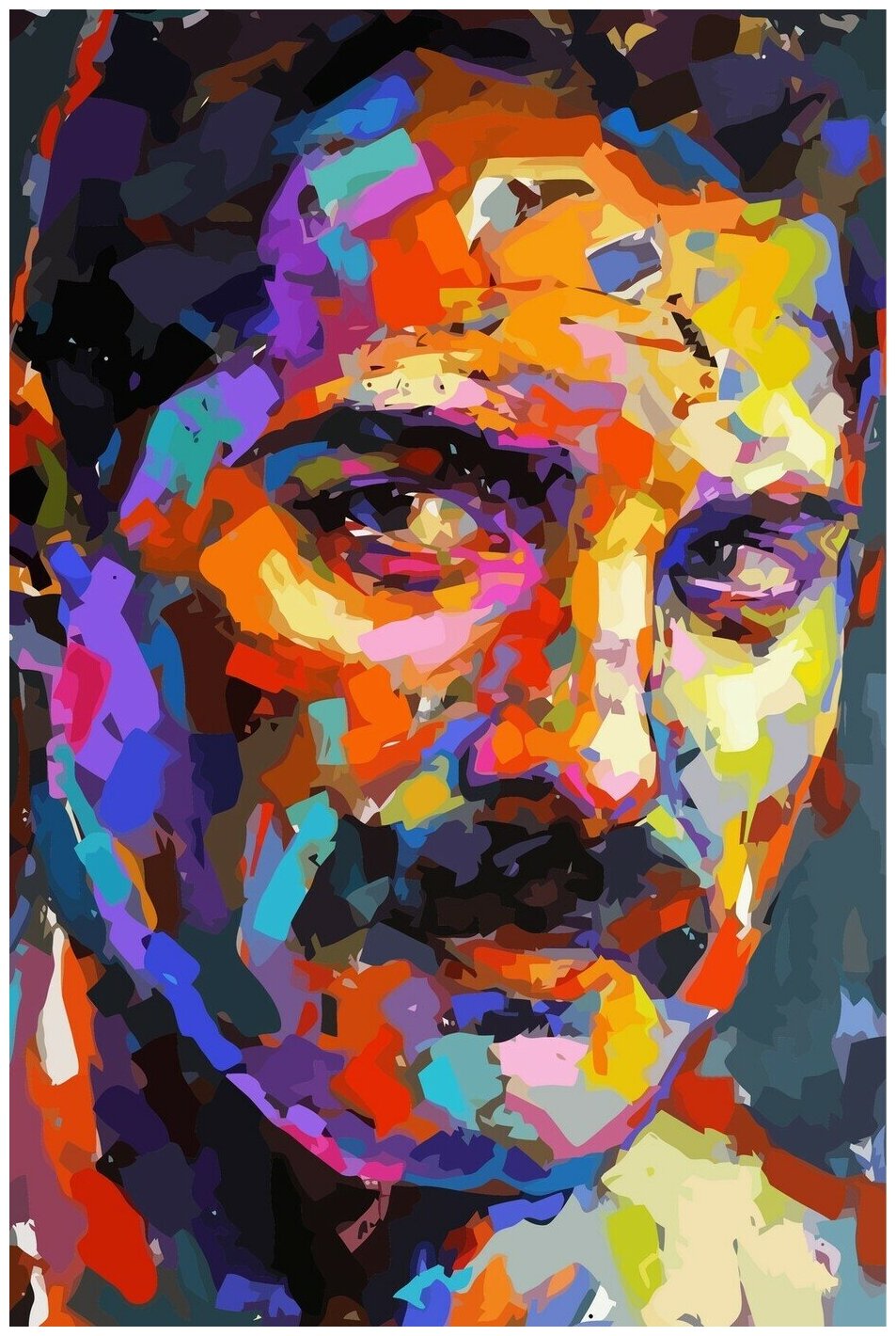 Картина по номерам на холсте queen Фредди Меркьюри - 5 40X60