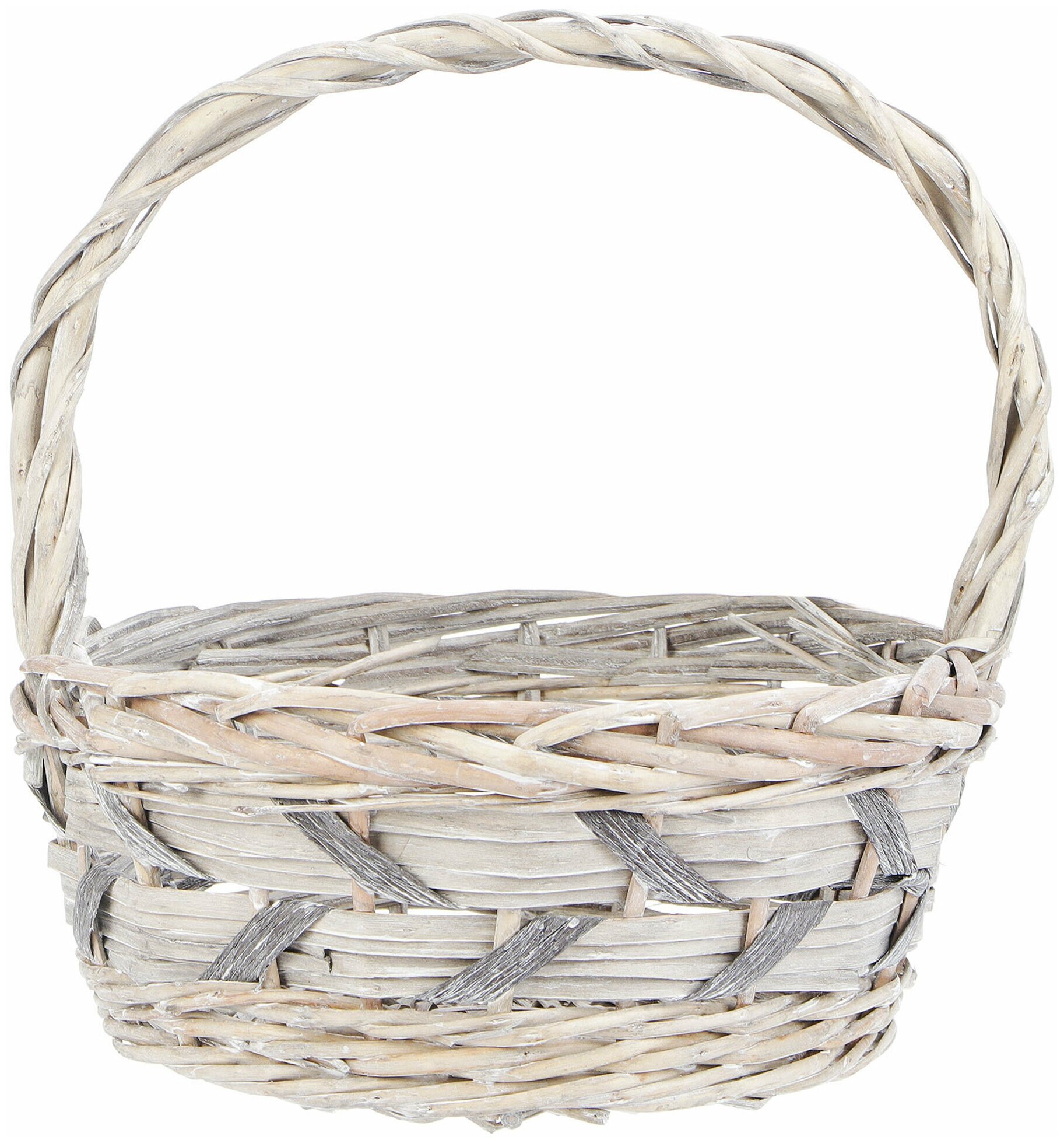 Корзина декоративная Xindga круглая 27x12x26 см