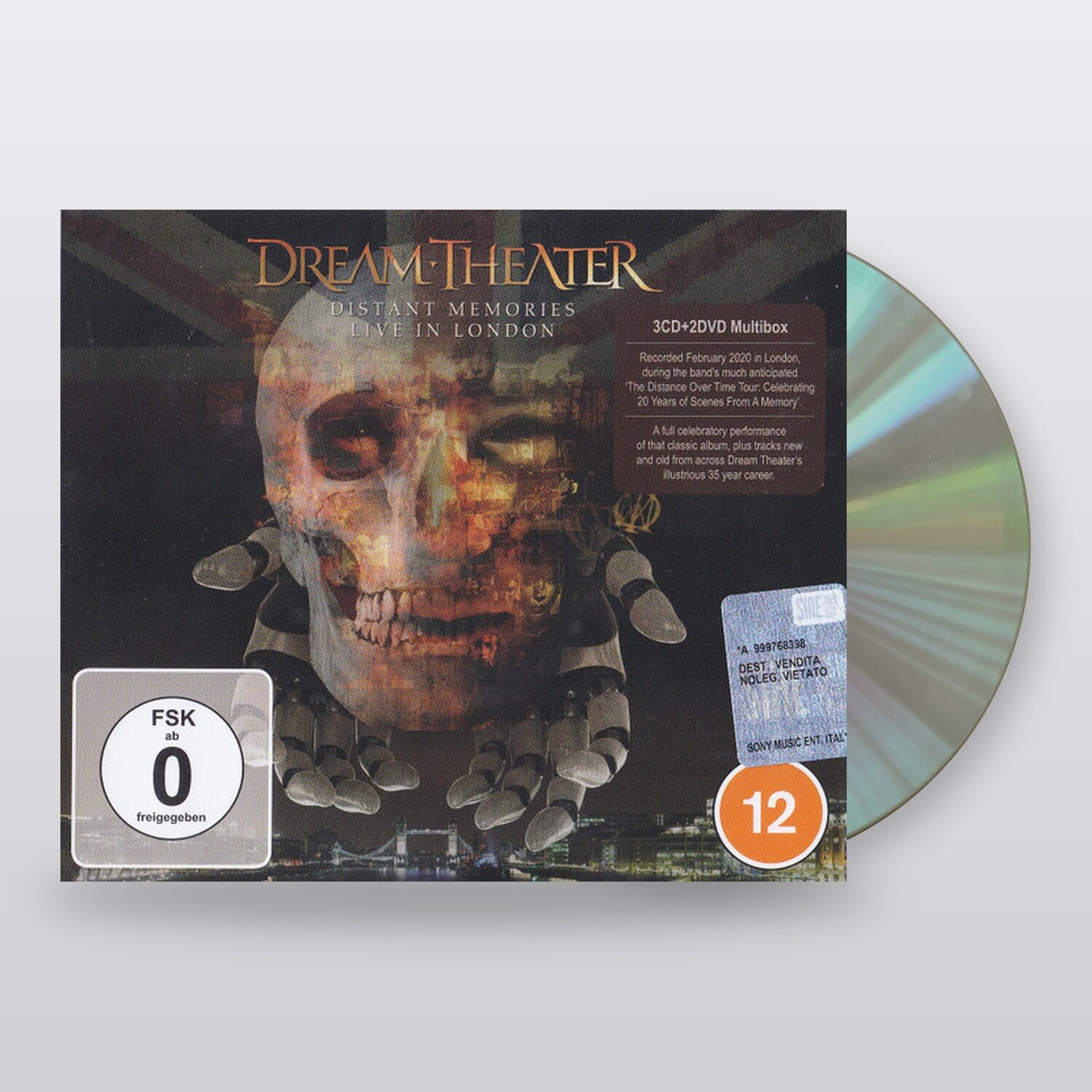 AudioCD Dream Theater. Distant Memories (Live In London) (3CD+2DVD, Multibox, Album, DVD-Video, Multichannel, NTSC)