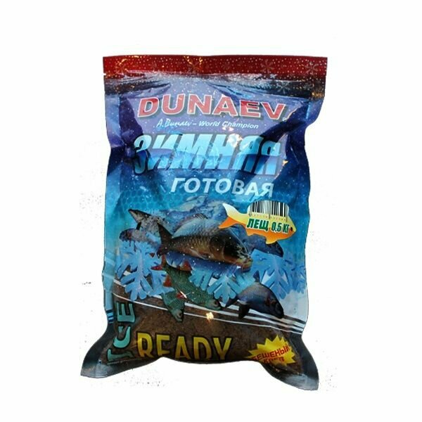 Прикормка натуральная зимняя Дунаев "Dunaev ICE-READY" 500 гр / Универсальная