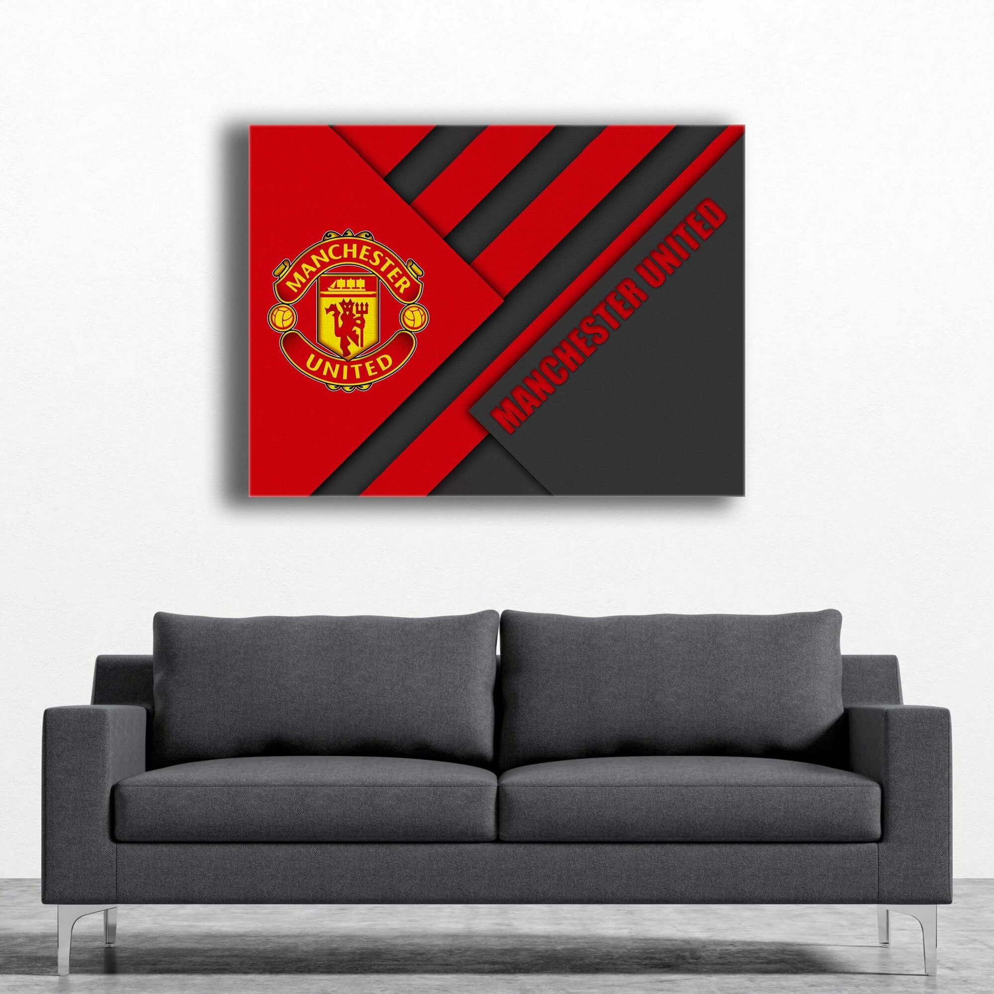 Интерьерная картина на холсте / Футбольный клуб / Манчестер Юнайтед 60*80