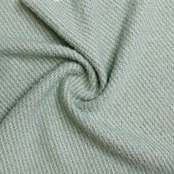 Пальтовая ткань ментоловая диагональ