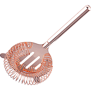 Стрейнер металлическим кругом "Пробар" с 2-мя ушками медь