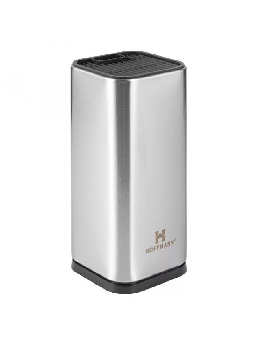 Подставка для ножей Hoffmann HM 6655, серебристая, нержавеющая сталь/пластик