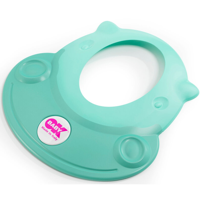 Козырек для купания "Ok Baby Hippo", для детей от 8 мес, защита глаз и ушей, голубой