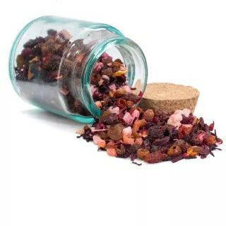 Чёрный чай "Клубничный зефир" 50гр