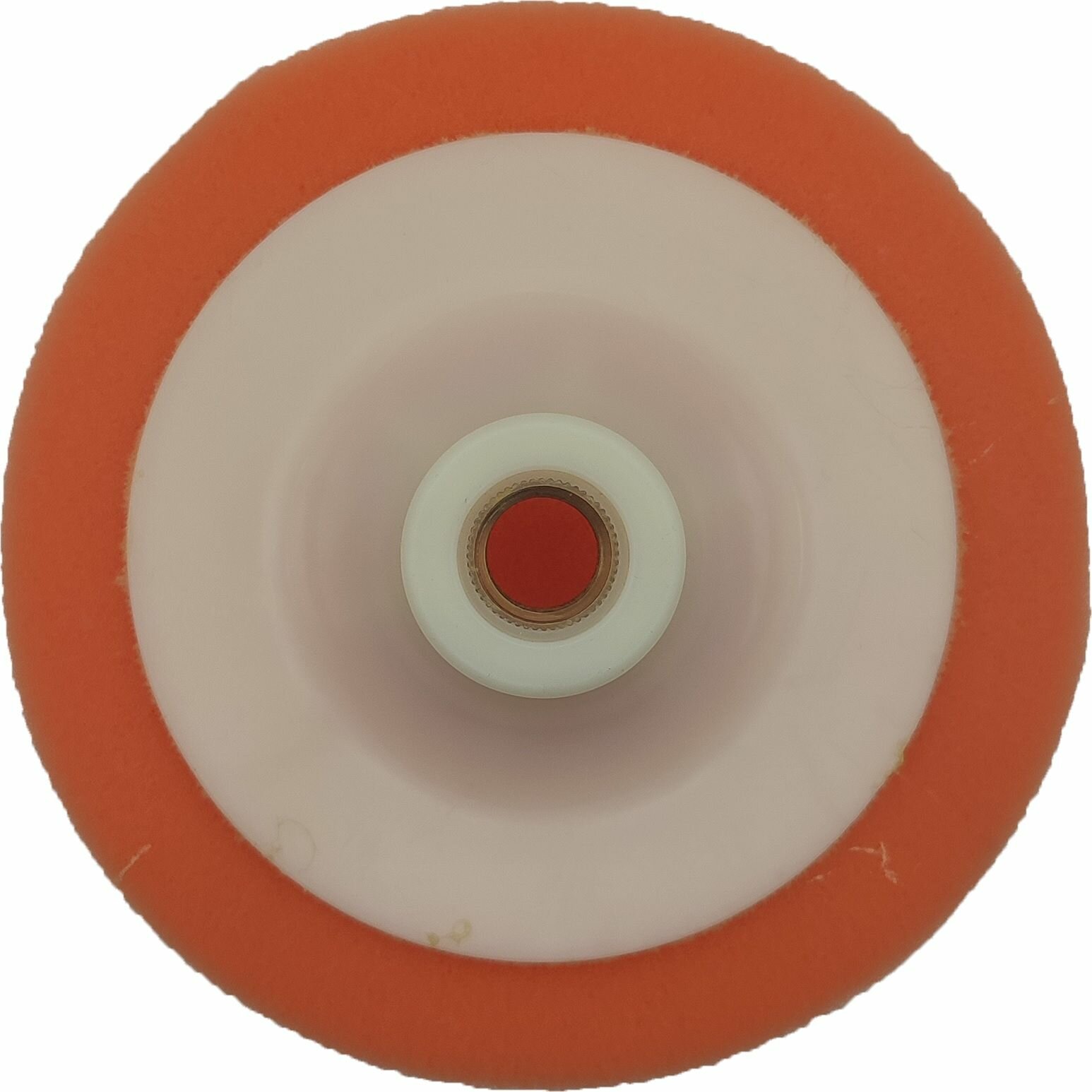 Круг полировальный поролоновый 150мм М14 для полировки кузова и фар (оранжевый)