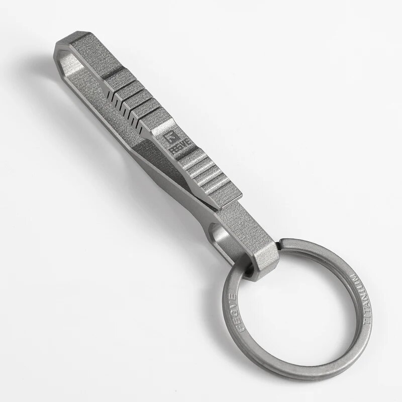 Титановый брелок для ключей Dual use Titanium Dual Use