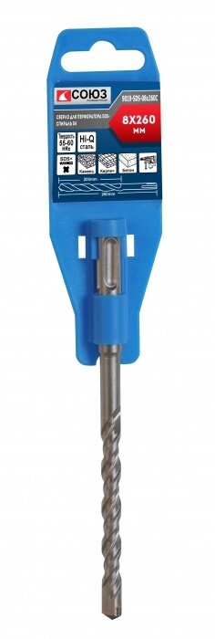 Бур SDS+ с твердосплавной напайкой Союз 9019-SDS-08x260C
