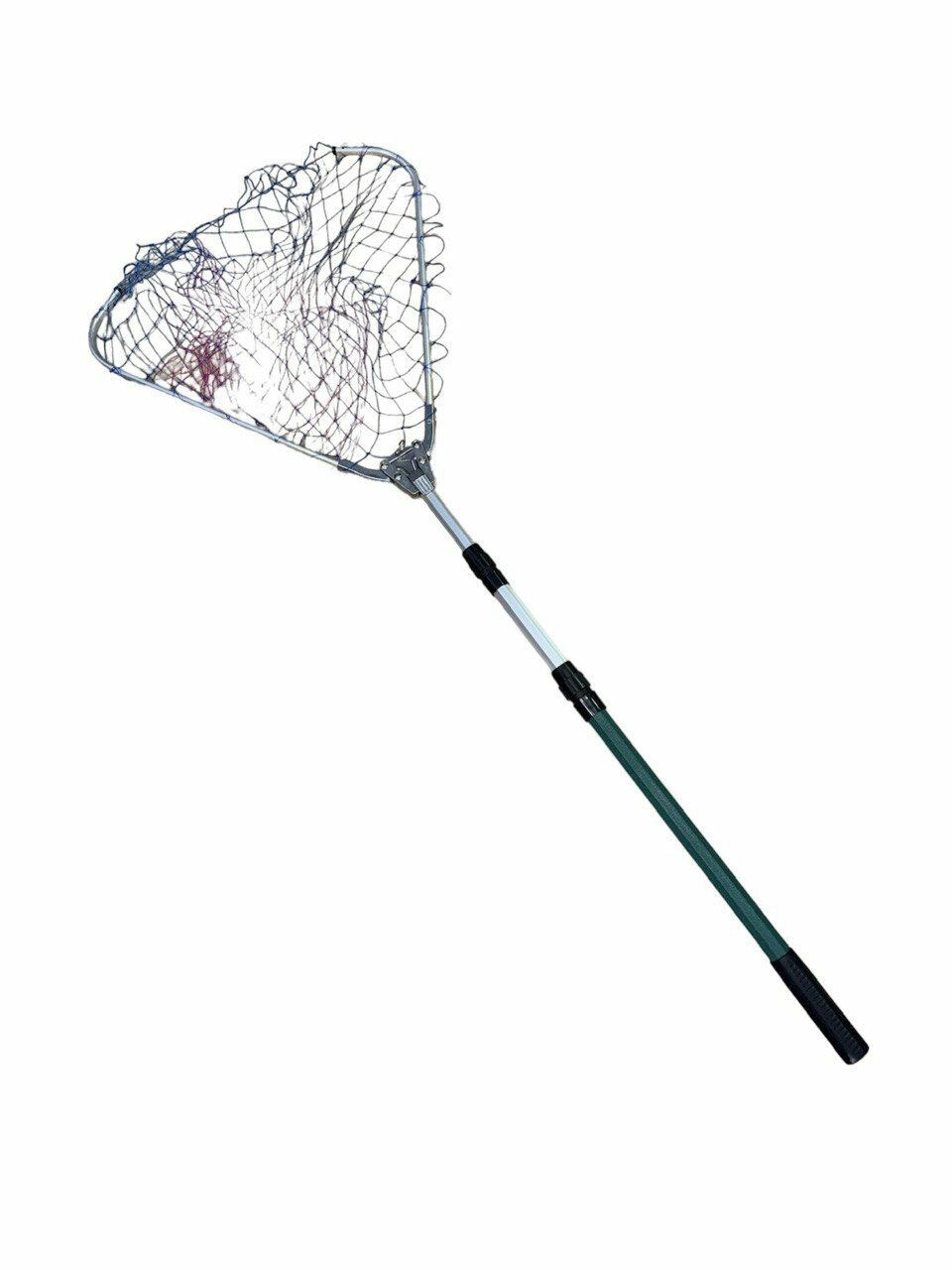 Подсак Kame треугольный леска, длина ручки 150 см (общая 220 см), D70, глубина сетки 70 см