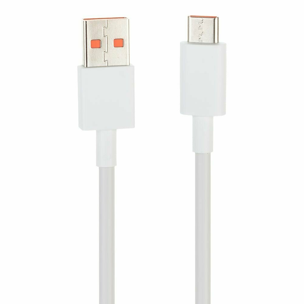 USB Кабель 6A Type-C Fast Charging Data Cable 100 cm (белый)