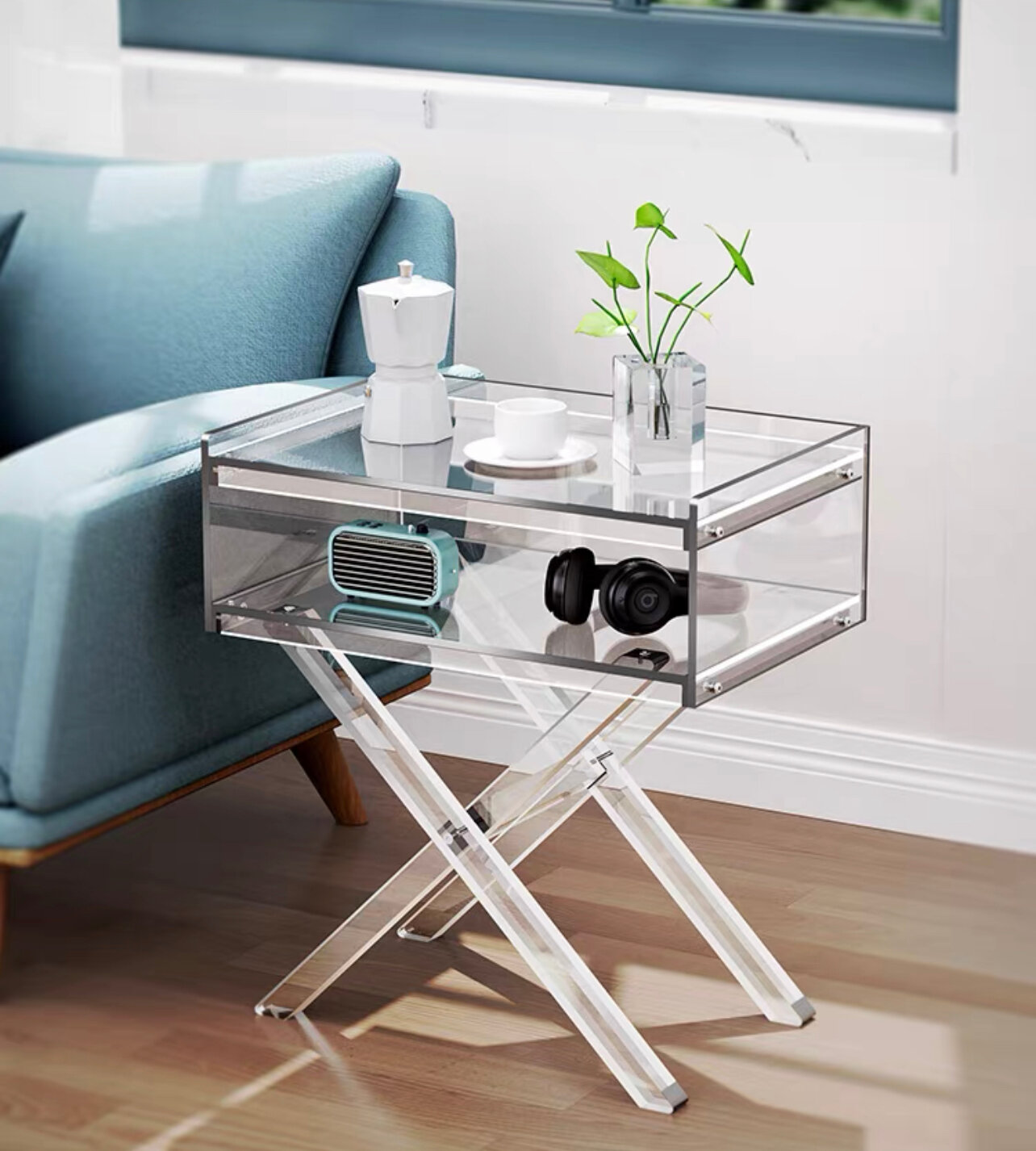 Прикроватный столик Marlin (Прозрачный)