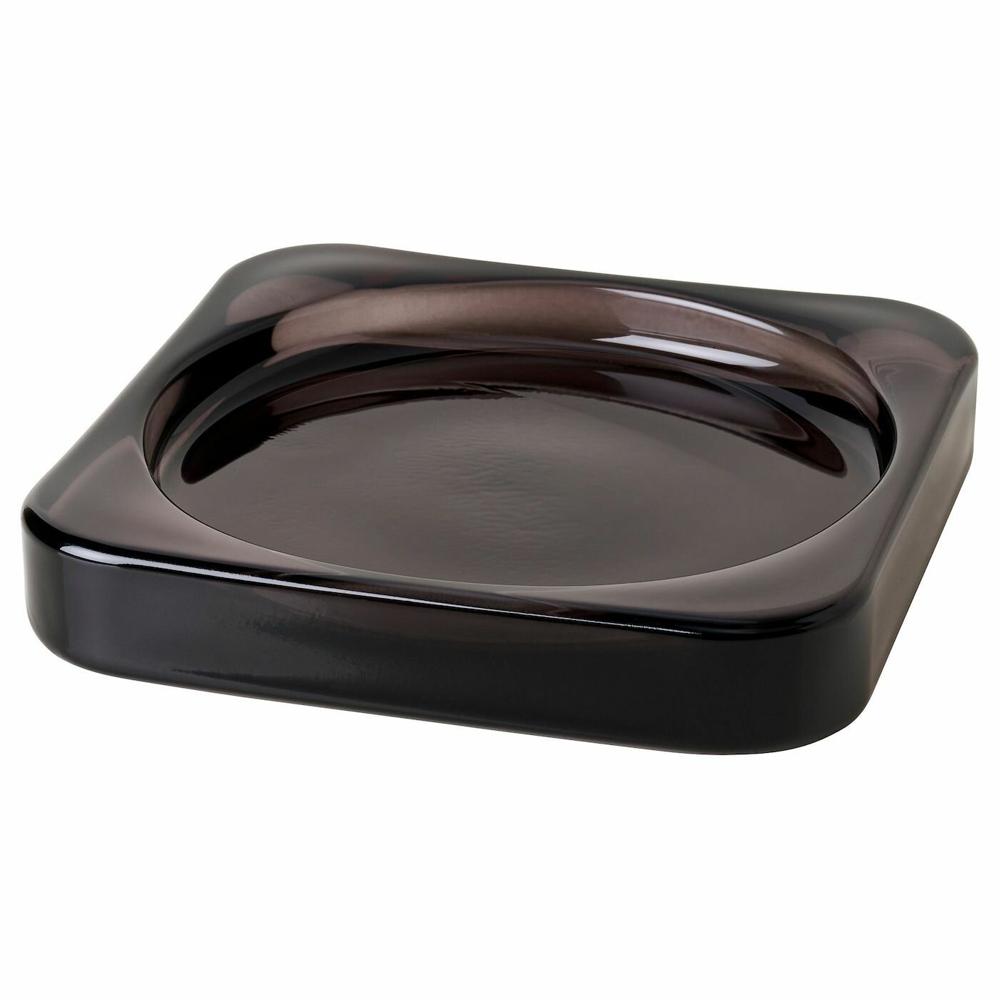 GLASIG Тарелка для свечи IKEA, черный, 10x10 см (70483537)