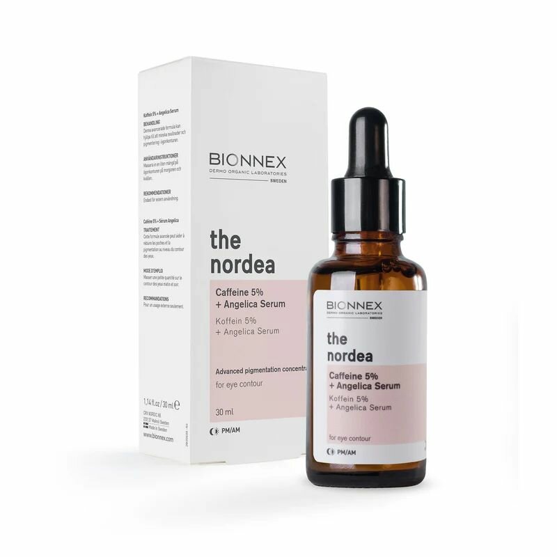 BIONNEX Тонизирующая сыворотка для кожи вокруг глаз The Nordea Caffeine 5% + Angelica Serum