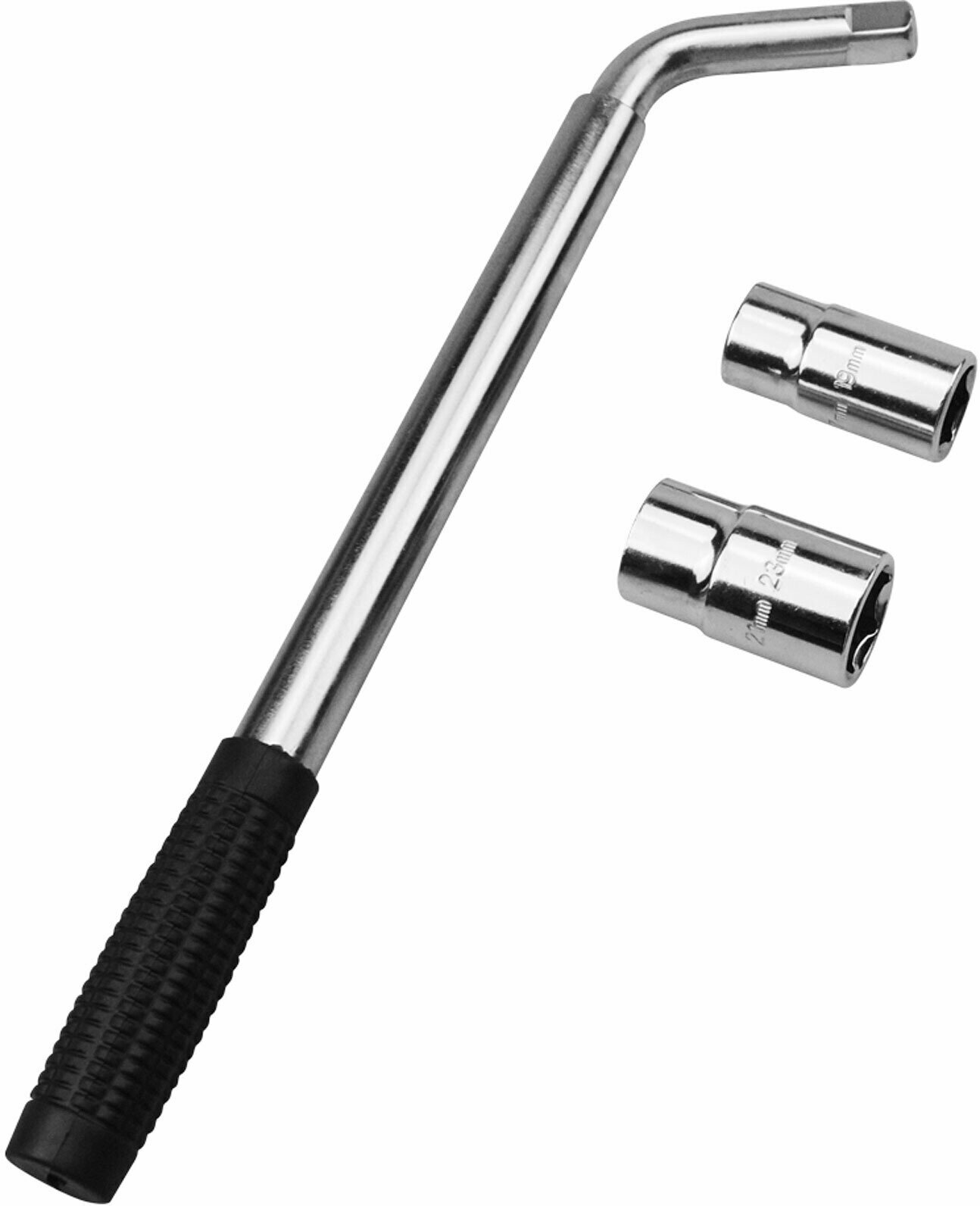 Вороток Г-образный 1/2" телескопический 310-470 мм с головками волат (19080-01)