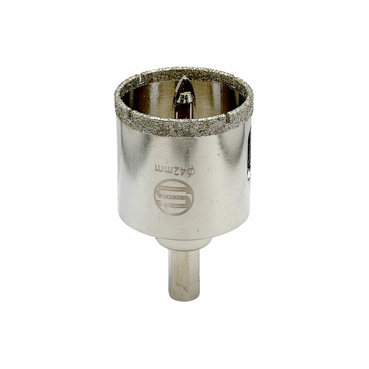 Коронка по стеклу и керамике с центрующим сверлом 42 мм