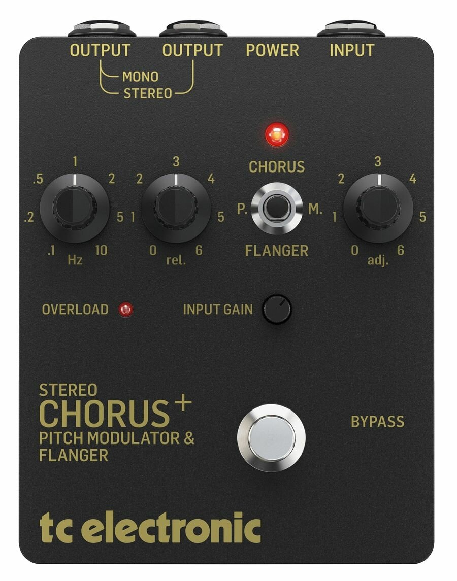 Педаль эффектов TC electronic SCF GOLD, педаль хорус-фленжер, 3 режима модуляции