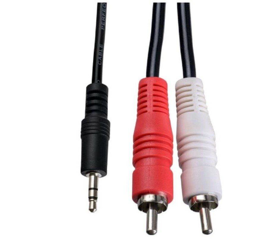 Кабель PERFEO J2004 JACK 3.5 мм вилка - 2XRCA вилка 3 м