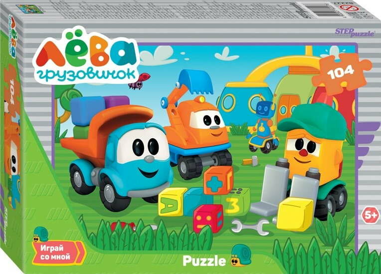 Пазл "Грузовичок Лева" 104 элемента (ООО "Первый проект")