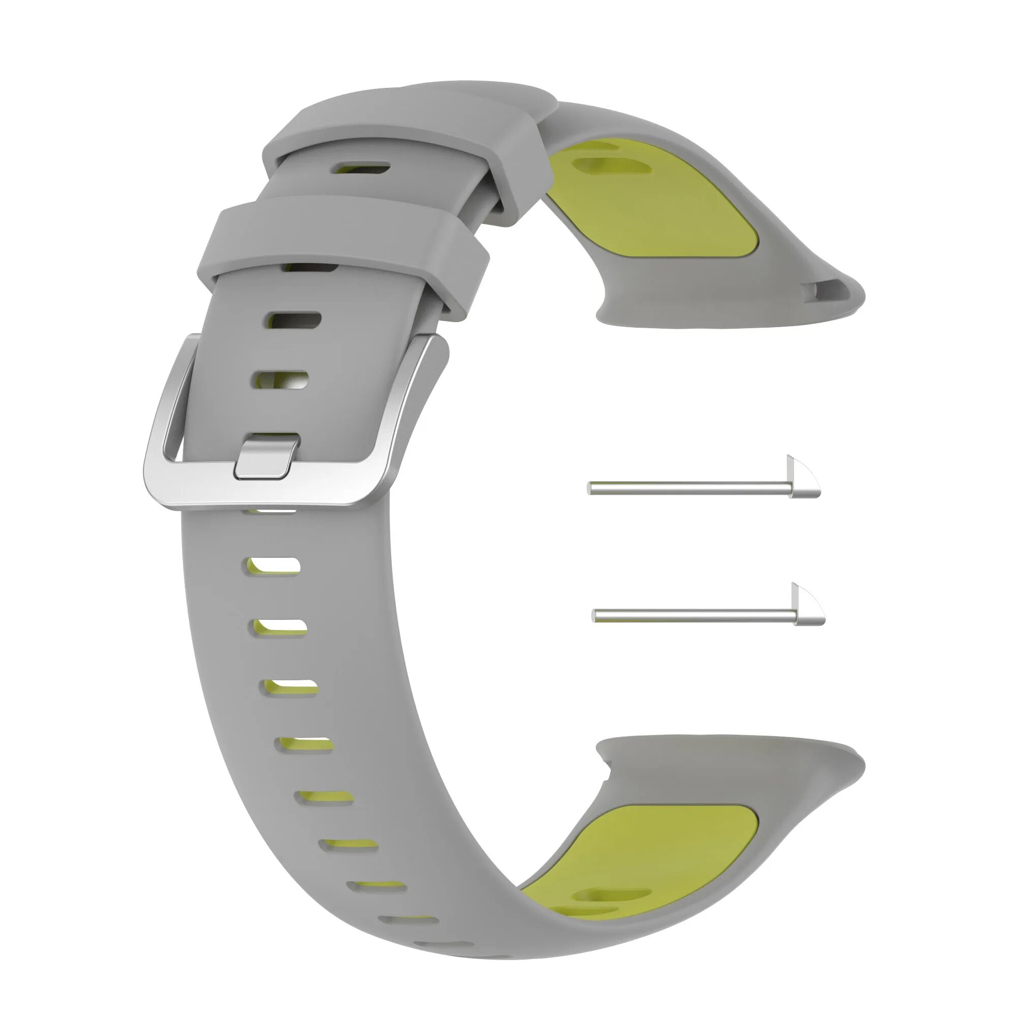 Силиконовый ремешок Polar Vantage V 2 Gary-green
