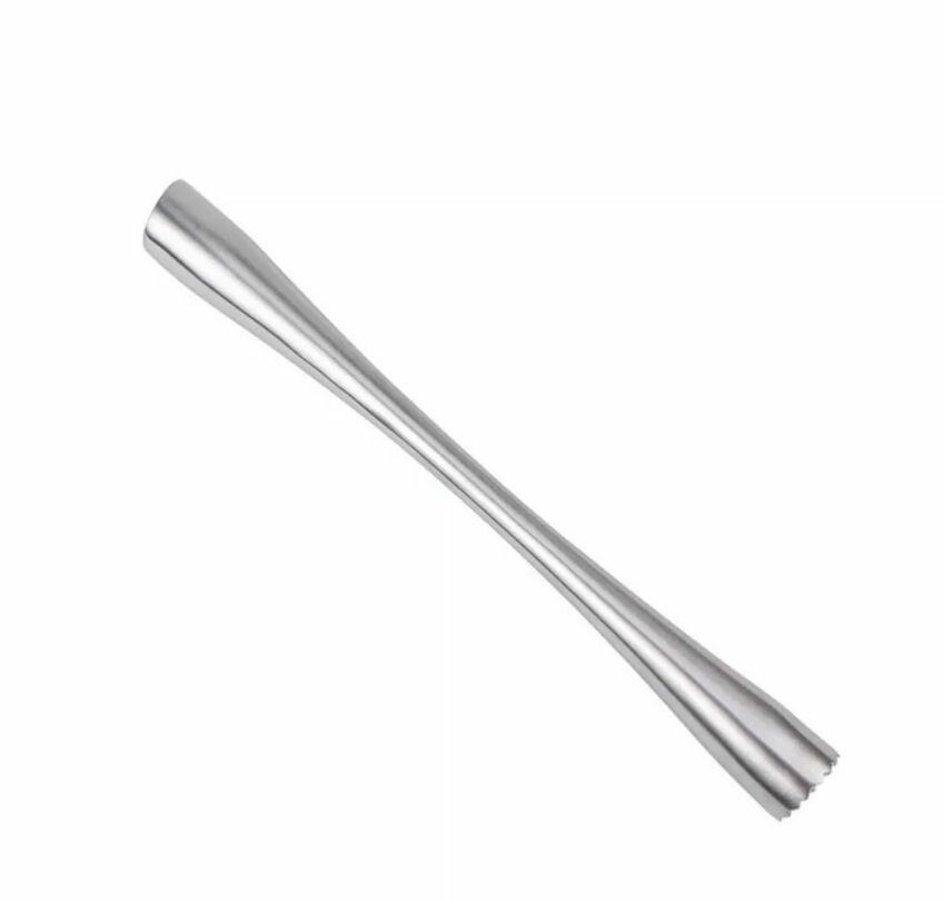 Лонг-мадлер барный для коктейлей LBS Demetra 26 см из нержавеющей стали / пресс толкушка для бара