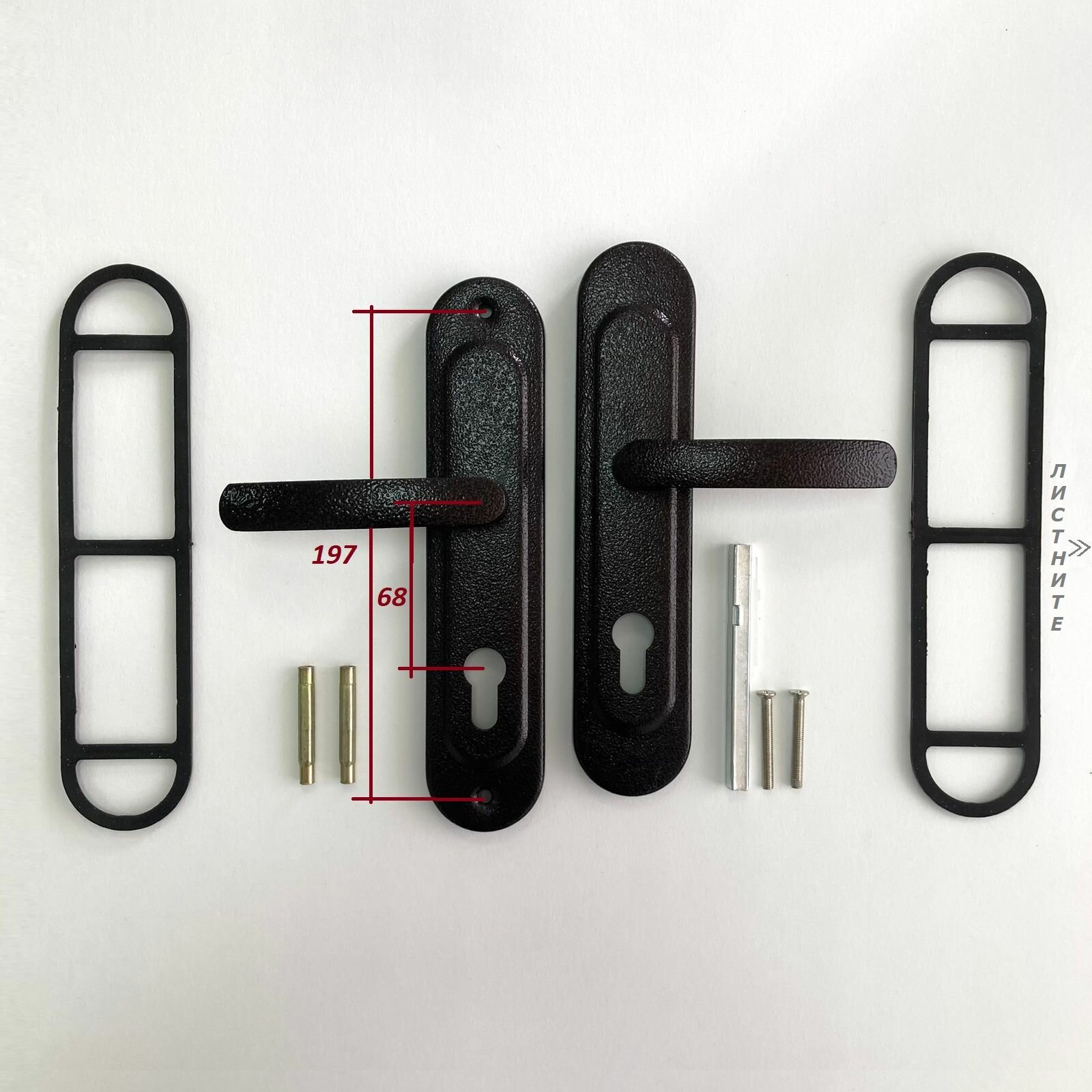 Комплект универсальных ручек для китайской двери HP09